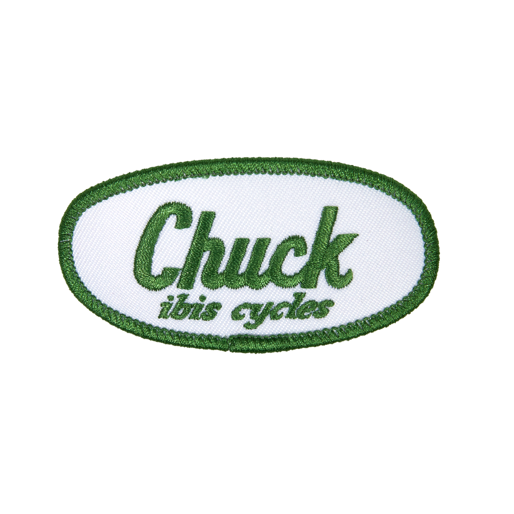 Ask Chuck Embroidery Badge - Green – Ibis Cycles